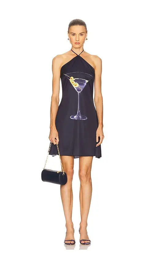 Tyler Mcgillivary Nadia Halter Dress - Martini | Editorialist