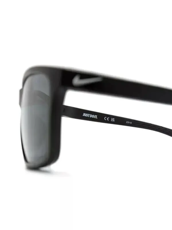 Nike Valiant Rectangle-frame Sunglasses - Black