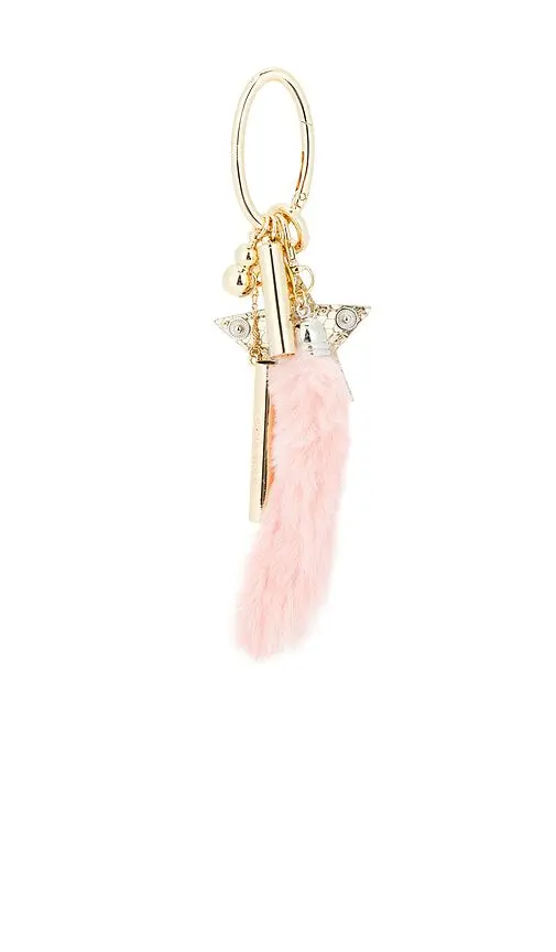 8 Other Reasons Mountain Keychain In Pink - Gold & Light Pink