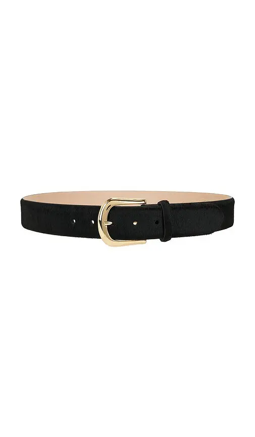 B-low The Belt Kennedy Calf Hair Belt - Black & Gold