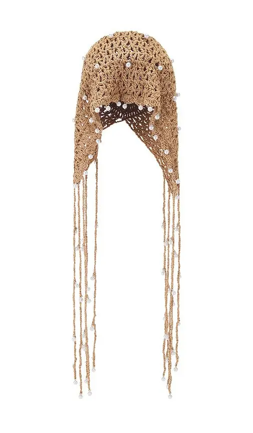 8 Other Reasons Crochet Hood With Faux Pearls - Brown
