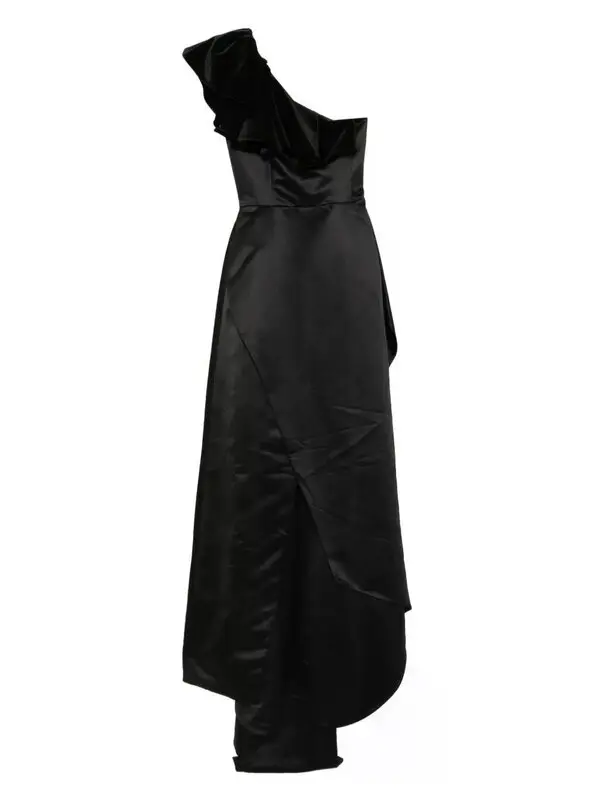 SAIID KOBEISY Asymmetric Neck Dress