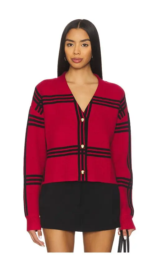 Tularosa Bellair Cardigan - Red Multi