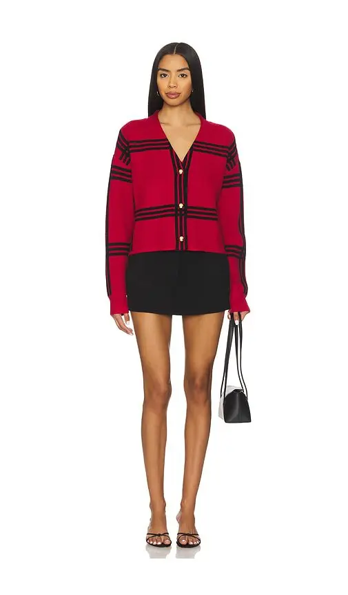 Tularosa Bellair Cardigan - Red Multi