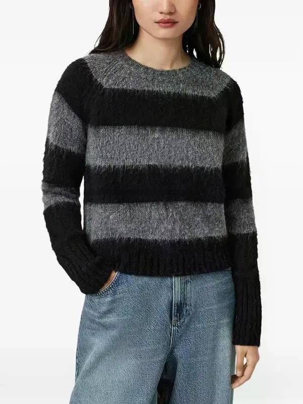 ALLSAINTS Striped Pullover Sweater