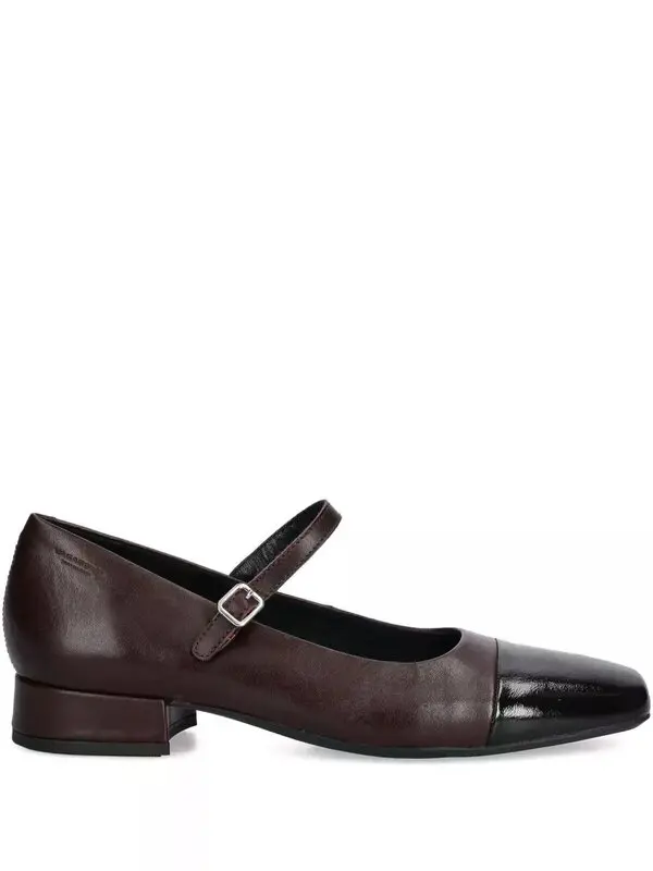 VAGABOND SHOEMAKERS 25mm Debbi Contrasting-toe Strap Pumps