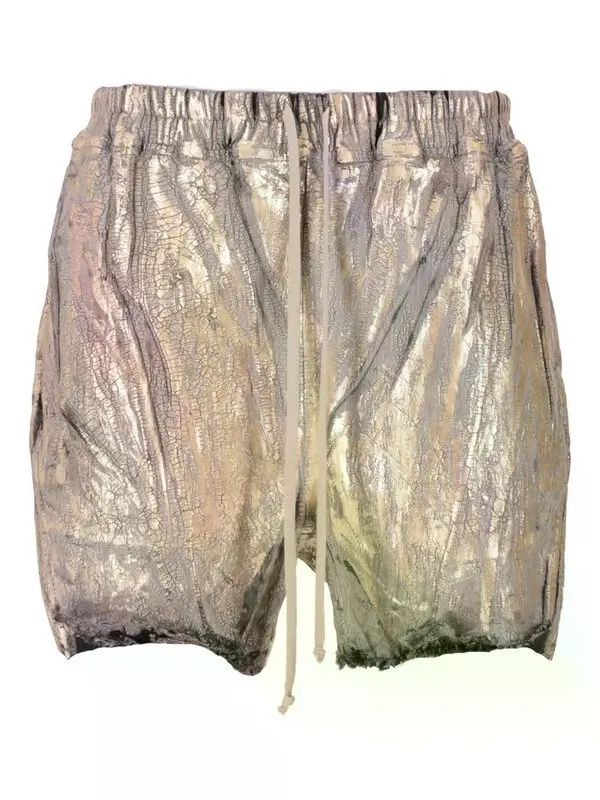 Rick Owens Drawstring Shorts - Gold