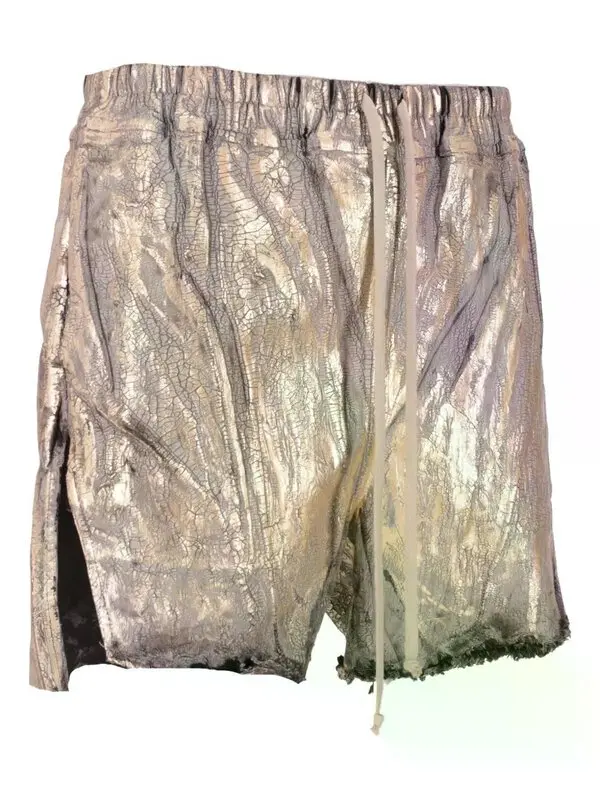 Rick Owens Drawstring Shorts - Gold