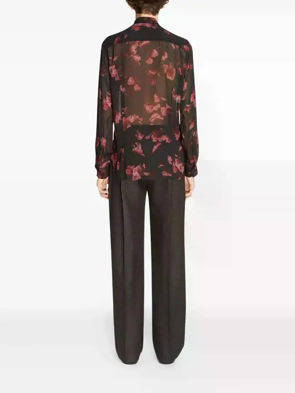 Dries Van Noten Popover Silk Shirt