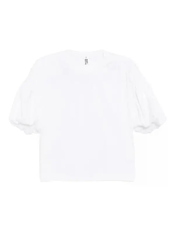 Noir Kei Ninomiya Cotton T-shirt - White
