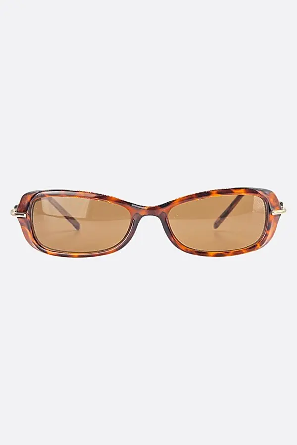 GIANT VINTAGE SUNGLASSES Giant Vintage Charlotte 90's Square Sunglasses - Tortoise