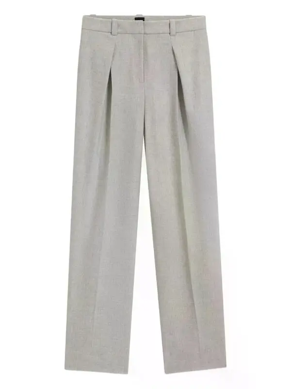 BOSS Pleated Front Straight Leg Trousers