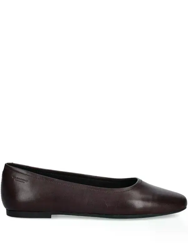 VAGABOND SHOEMAKERS Logo-debossed Ballerina Flats