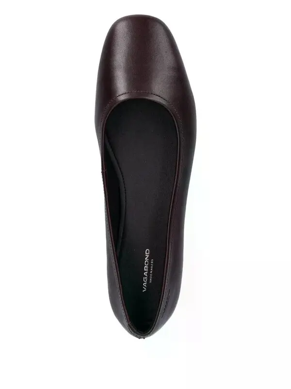 VAGABOND SHOEMAKERS Logo-debossed Ballerina Flats