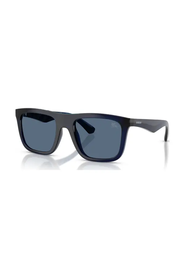 Burberry Full Rim Square Frame Sunglasses - Blue