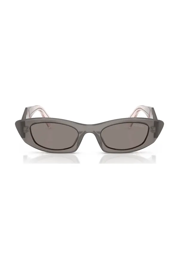 Prada Oval Full Rim Sunglasses - Red