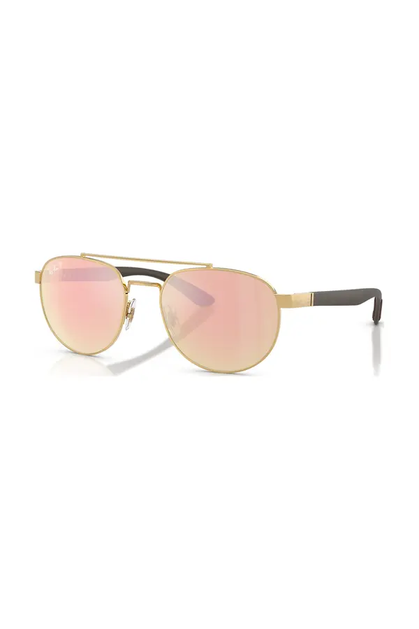 Ray-ban Semi-rim Irregular Sunglasses - Metallic