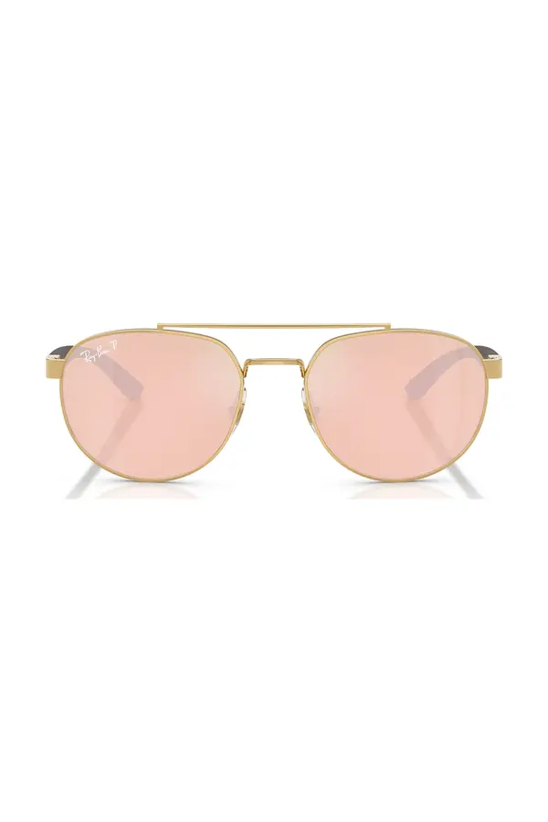 Ray-ban Semi-rim Irregular Sunglasses - Orange