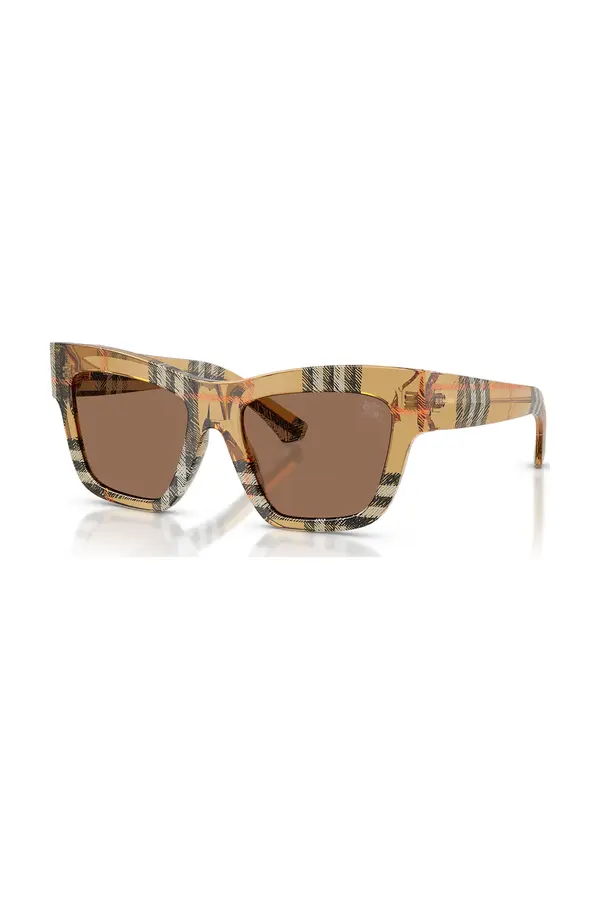 Burberry Square Frame Sunglasses - Gold