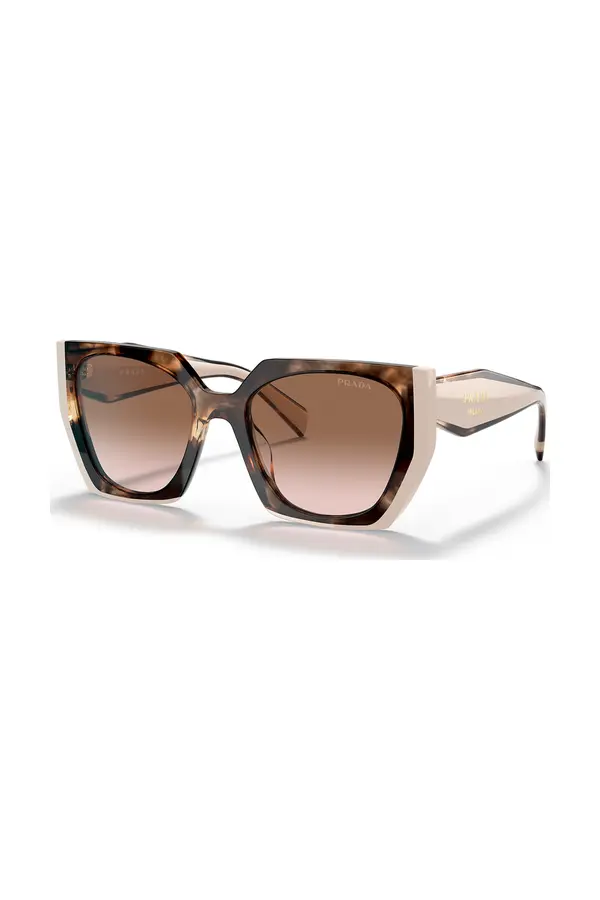 Prada Tortoise Rectangular Sunglasses - Brown