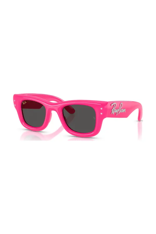 Ray-ban Wayfarer Puffer Crystal Edition Sunglasses - Pink