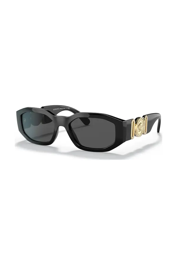 Versace Irregular Frame Sunglasses - Black