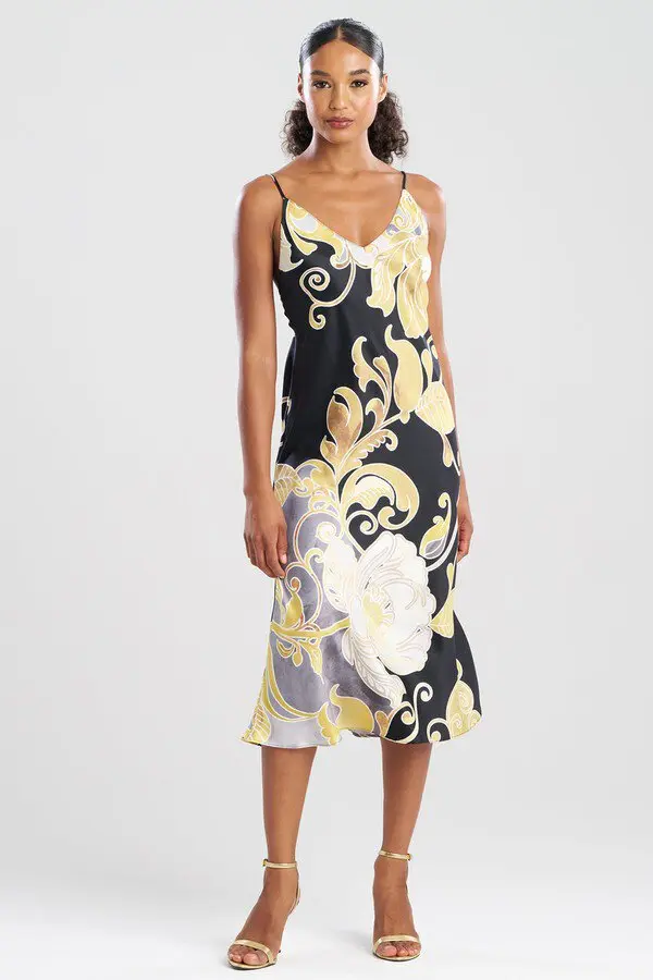 Natori Printed Charmeuse Slip
