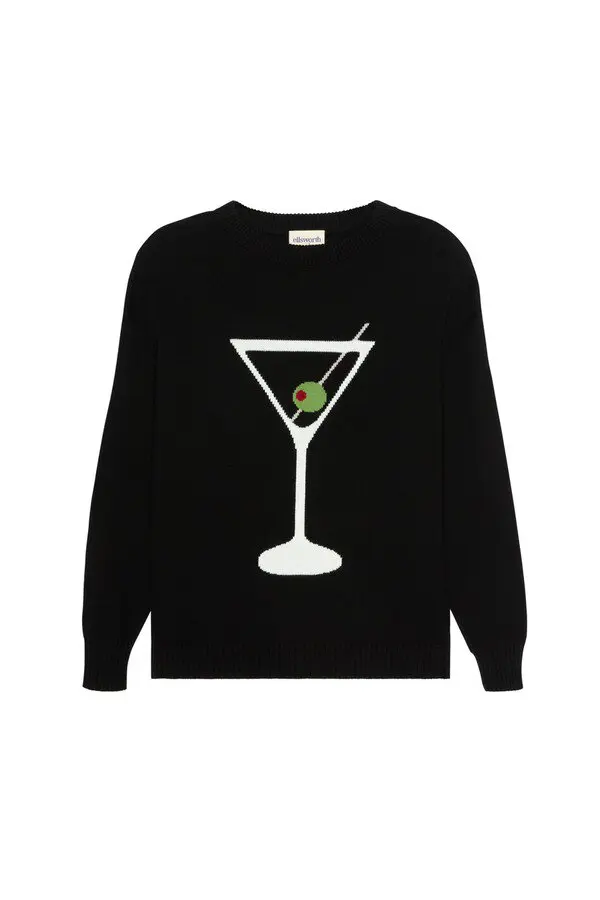 ELLSWORTH + IVEY Riley Crewneck Sweater - Natural