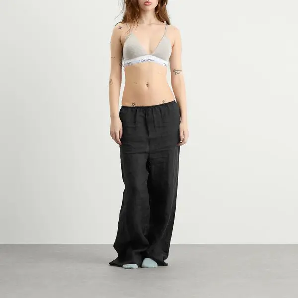 Calvin Klein Icon Lightly Lined Triangle Bra - Grey Heather