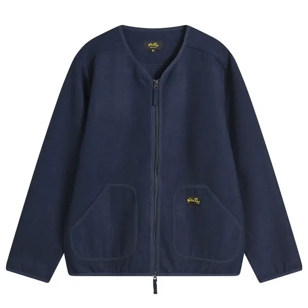 STAN RAY Wool Fleece Cardigan - Navy Heather