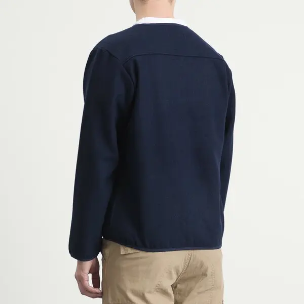 STAN RAY Wool Fleece Cardigan - Navy Heather