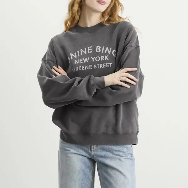 ANINE BING Miles Ny Fleece Sweatshirt