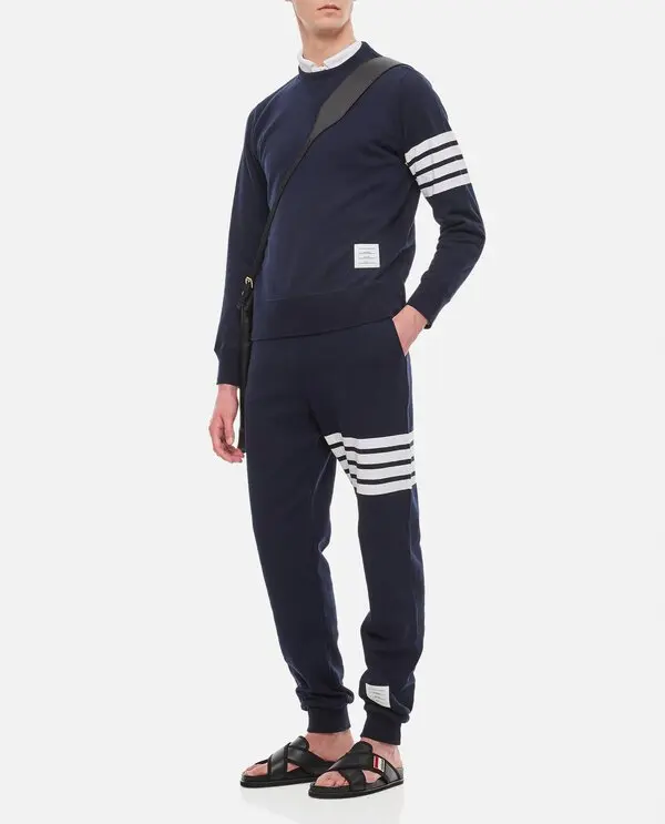 Thom Browne Classic Jogging Pants With Printed Stripes
