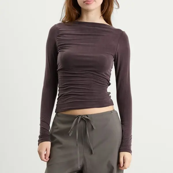 PEACHY DEN Kylie Long Sleeve Top