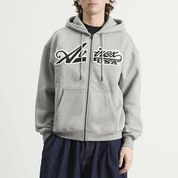 AVIREX Script Logo Zip Hoodie