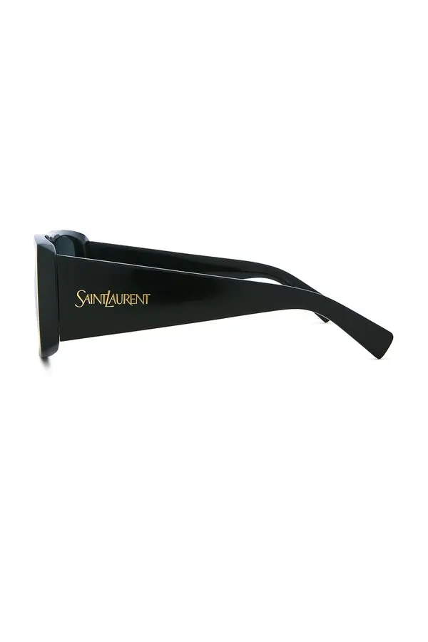 Saint Laurent Shield Sunglasses - Black