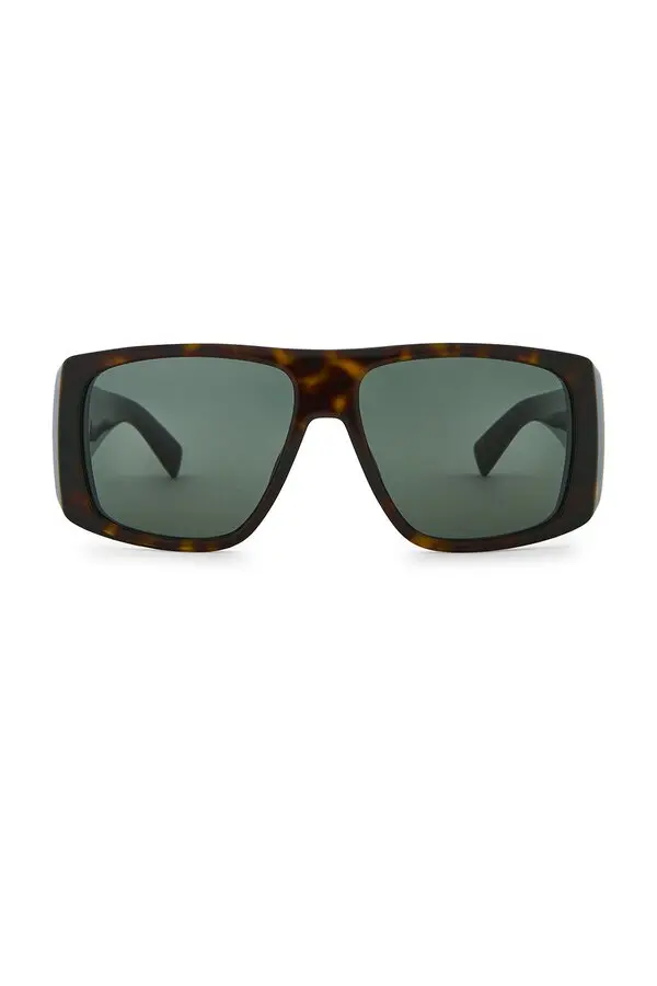 Saint Laurent Shield Sunglasses - Havana & Grey