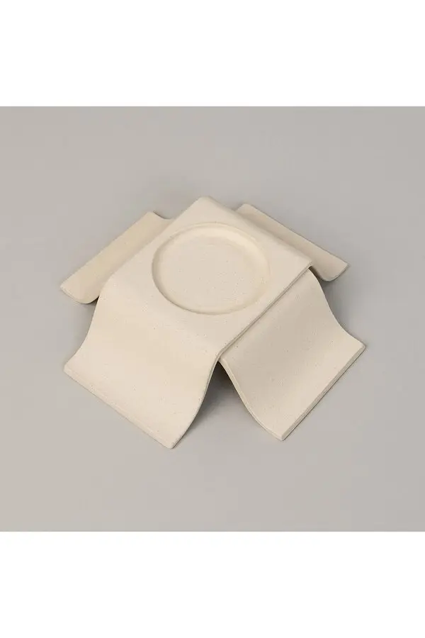 SIN Noor Pillar Tall Candle Holder In Cream