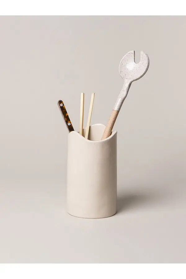 SIN Swell Utensils Holder In Cream