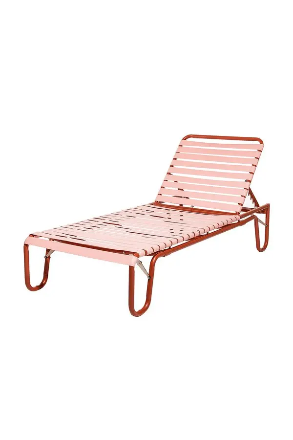 BUSINESS & PLEASURE Sunliner Lounger - Terracotta Red