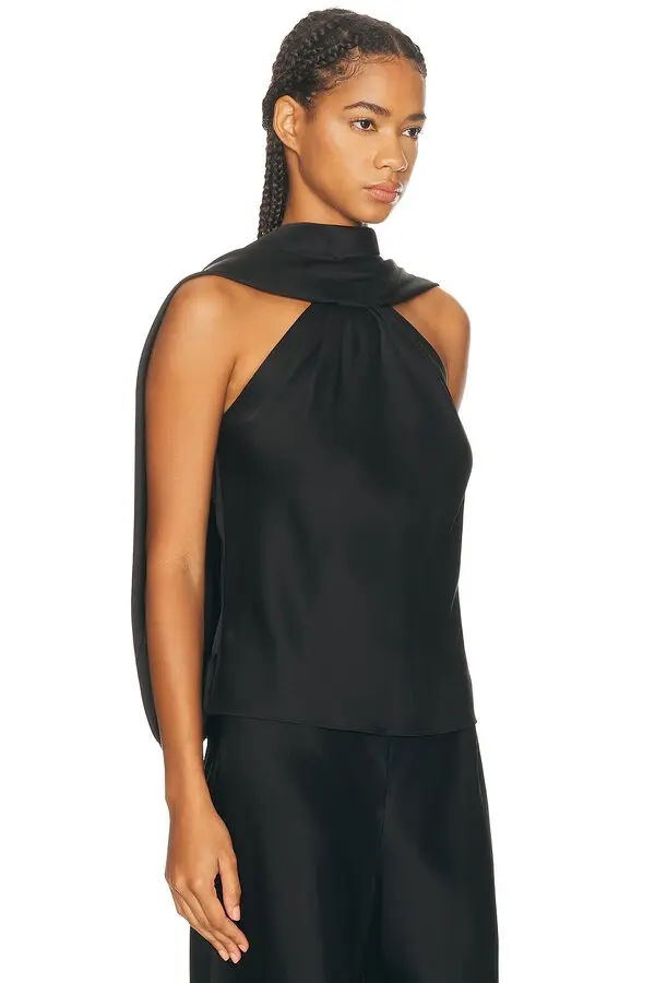 Simkhai Scarlett Cape Top - Black