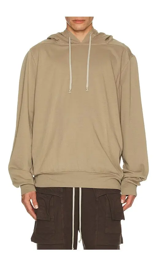 Rick Owens Oversized Cotton Hoodie