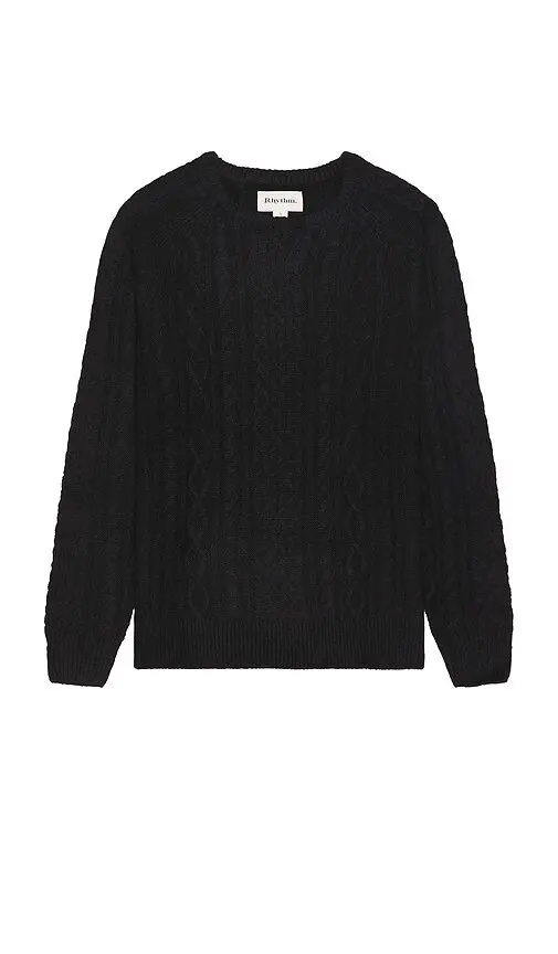 RHYTHM Mohair Fisherman Knit Sweater