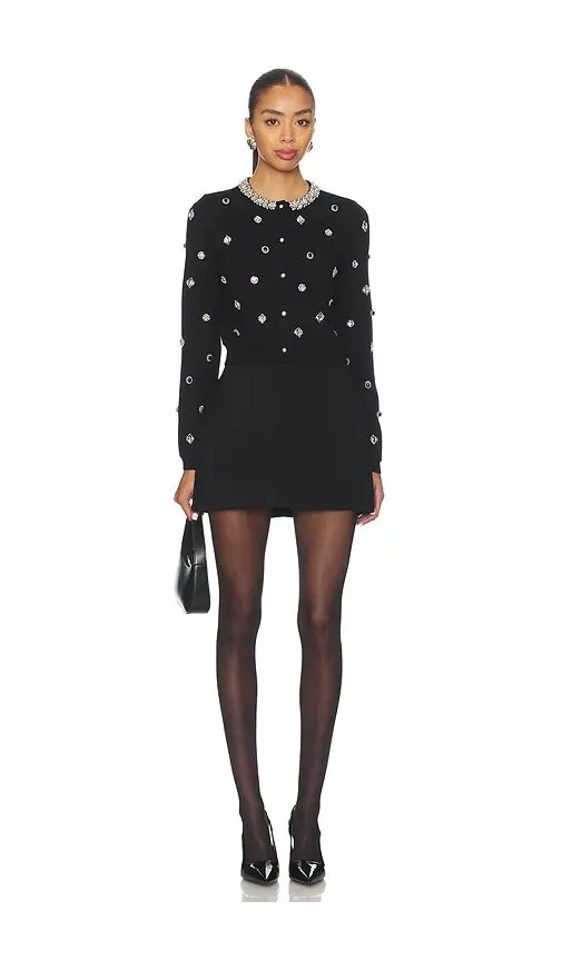 Alice + Olivia Dollie Embellished Cardigan