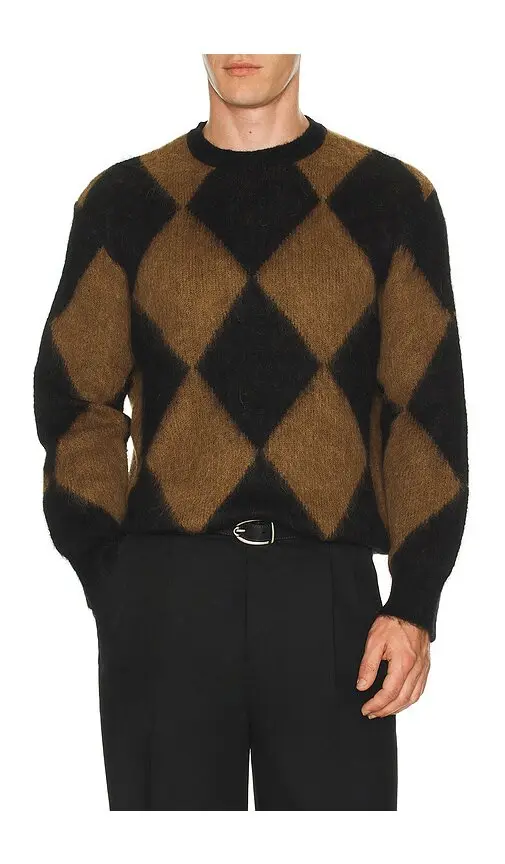 ALLSAINTS Bower Crew Neck Sweater - Brown
