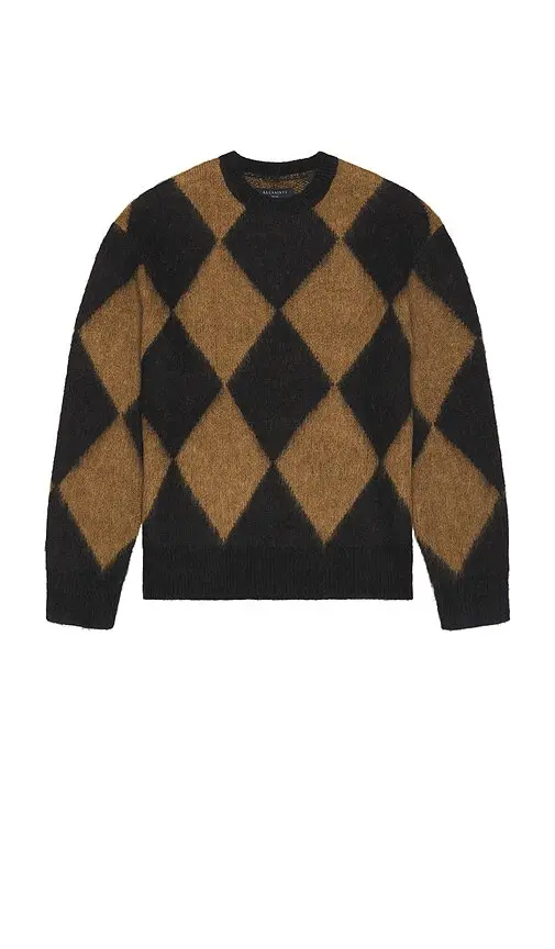 ALLSAINTS Bower Crew Neck Sweater - Brown