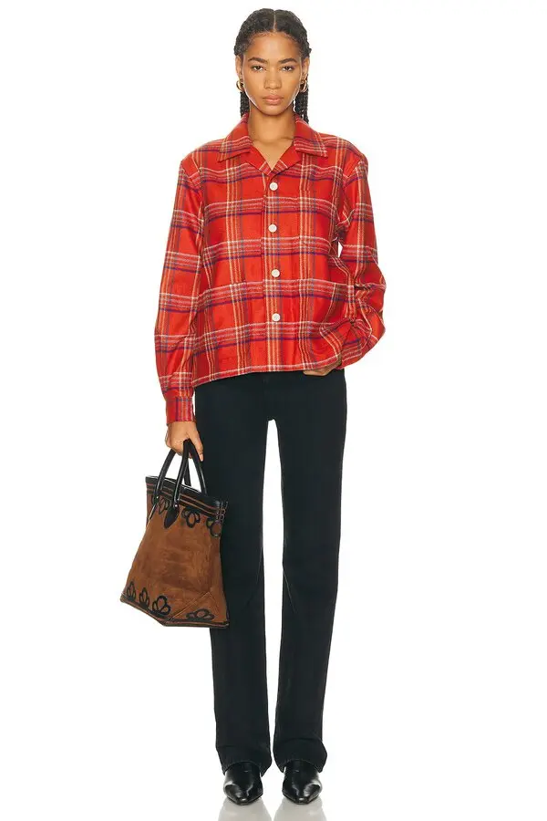 BODE Gable Plaid Overshirt