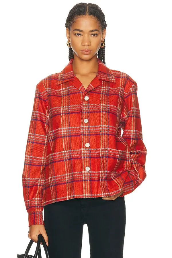 BODE Gable Plaid Overshirt
