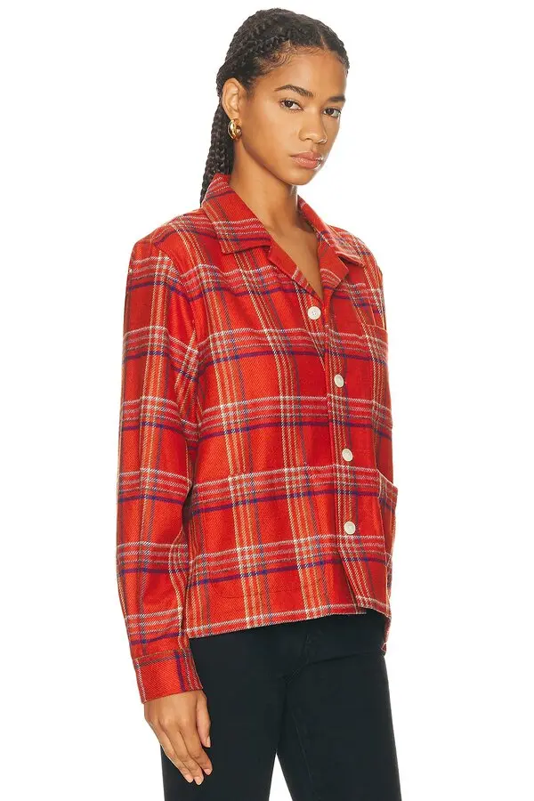 BODE Gable Plaid Overshirt