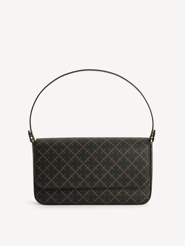BY MALENE BIRGER Tallie Shoulder Bag - Dark Chokolate